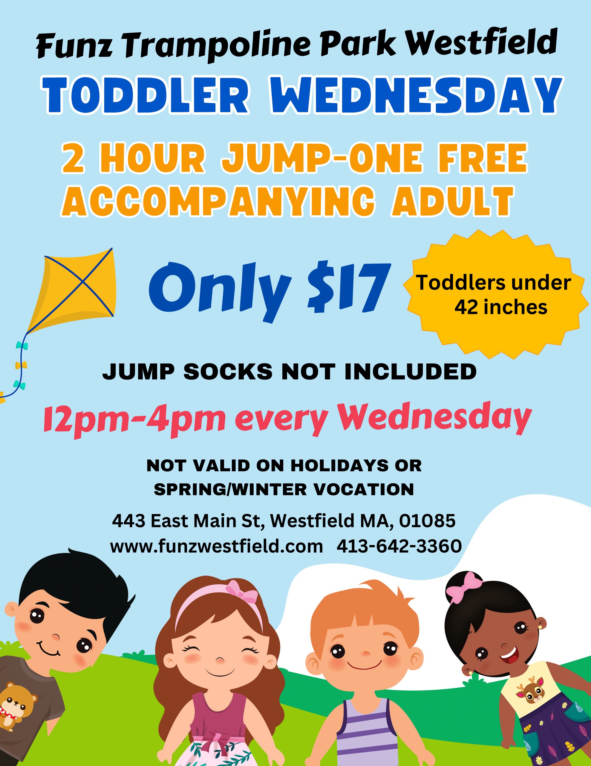 Contact Information | FunZ Trampoline Park | Westfield, MA